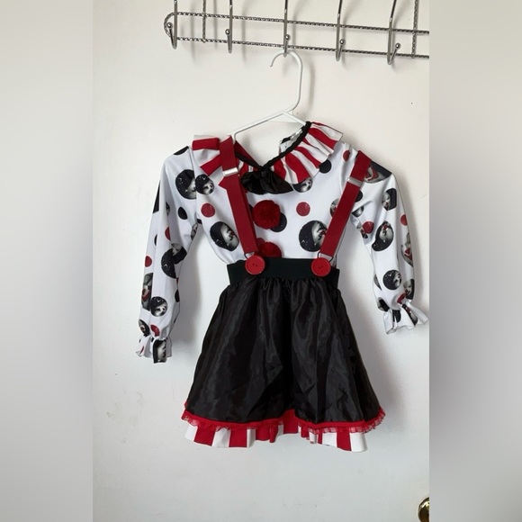 Spirit | Costumes | Spirit Kids Clown Costume With Red And Black Polka ...